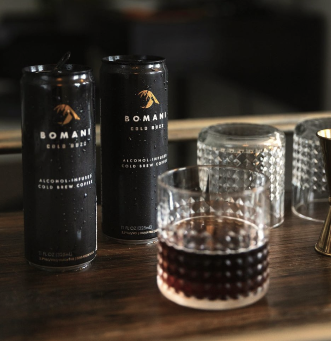 Alcohol-infused Cold Brew Coffee, Coffee alcohol drink | Bomani Cold Buzz